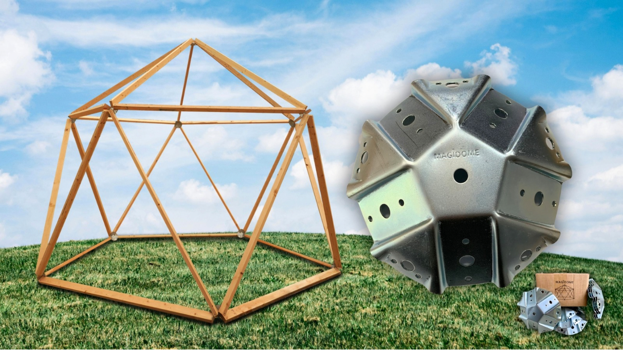 Magidome® Geodesic Dome Connectors - Build a DIY Geodesic Dome