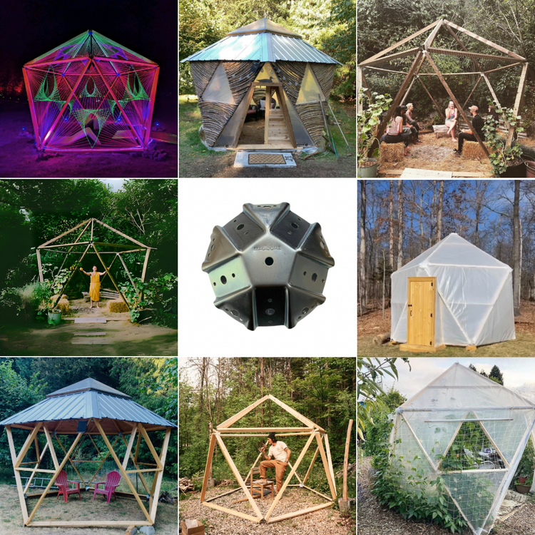 Magidome® Geodesic Dome Connectors - Build a DIY Geodesic Dome