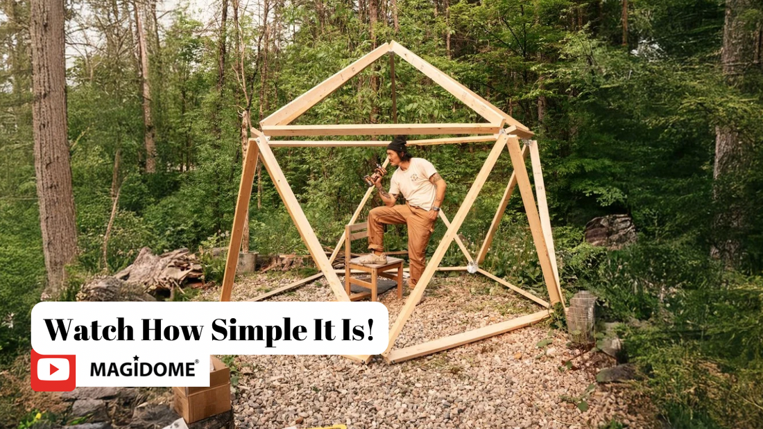 Magidome® Geodesic Dome Connectors - Build a DIY Geodesic Dome