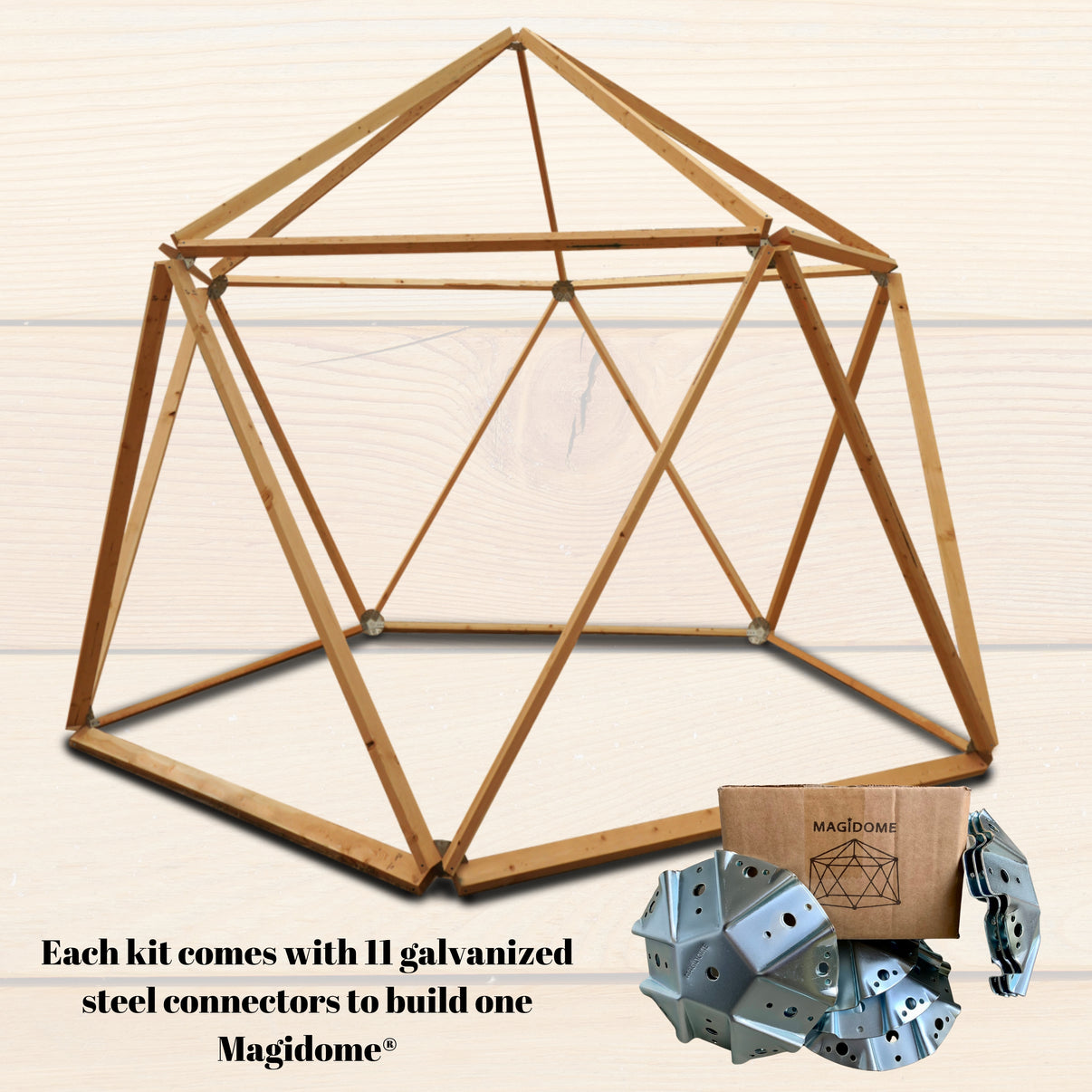 Magidome® Geodesic Dome Connectors Kit